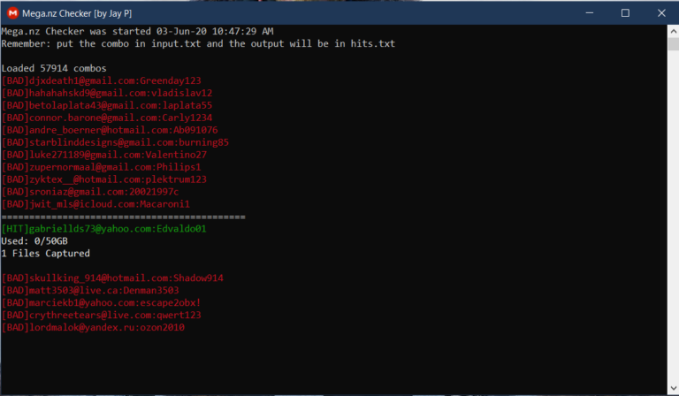 LATEST MEGA.NZ CHECKER BY JAY P (PROXYLESS) - PJ